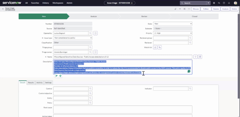 ServiceNow | BigID