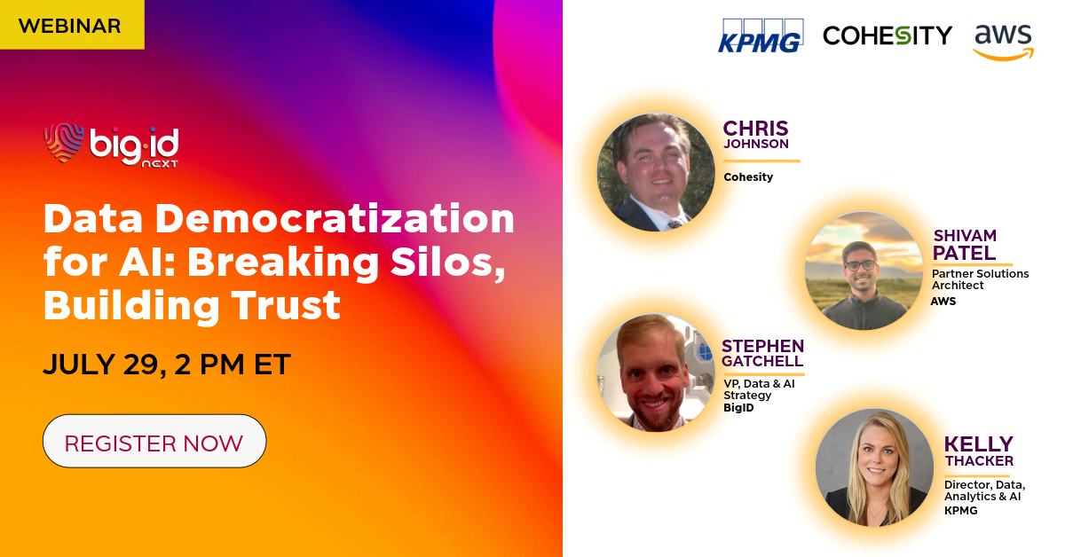 Data Democratization for AI: Breaking Silos, Building Trust | BigID