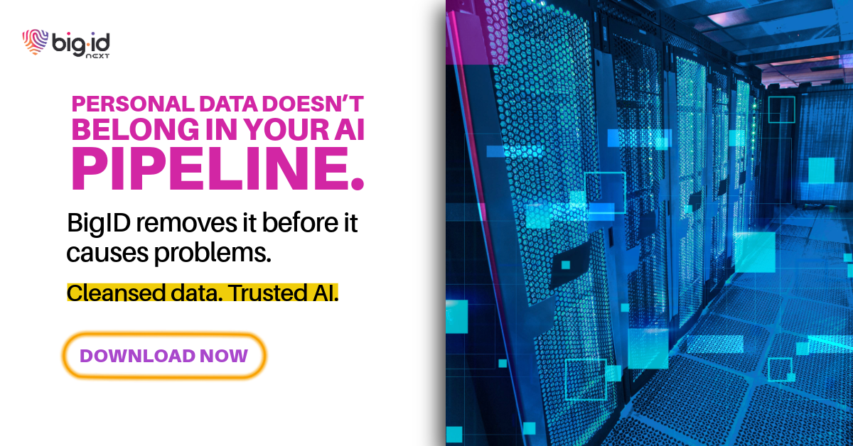 Cleanse Your Data, Secure Your AI: BigID’s Data Cleansing for AI at Enterprise Scale | BigID