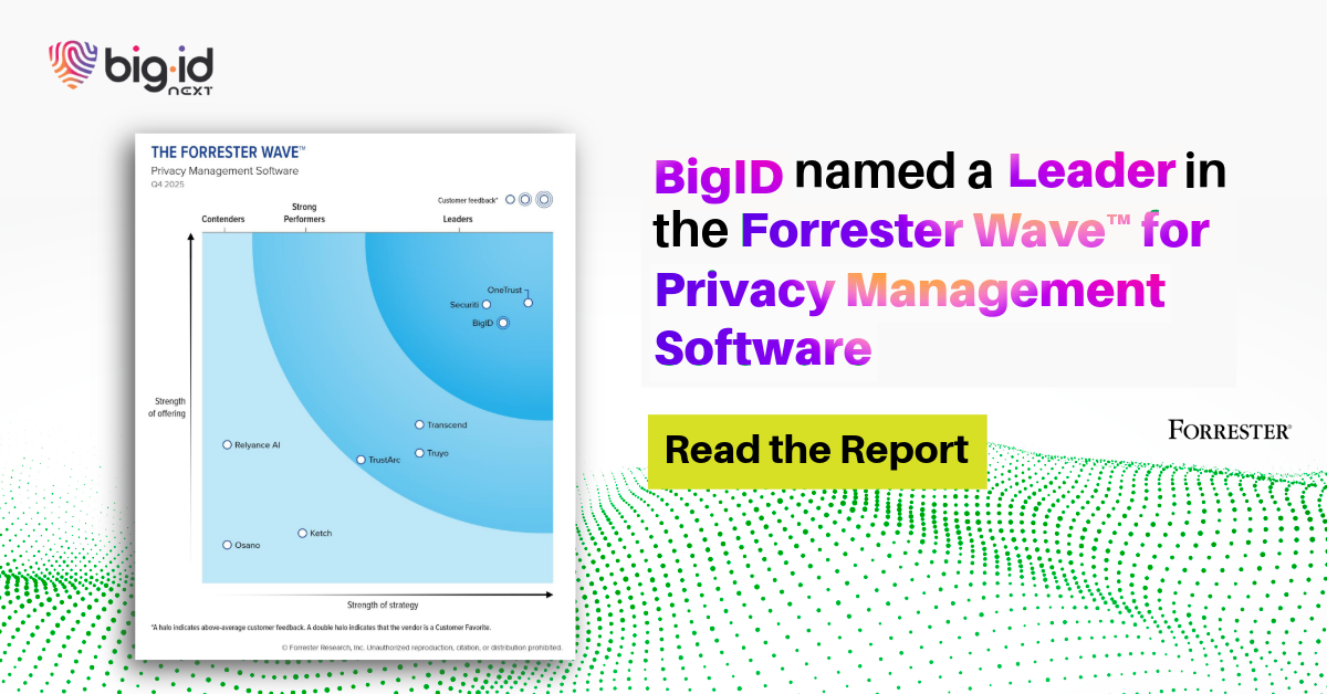 BigID Named a Leader in Privacy Management Software | BigID