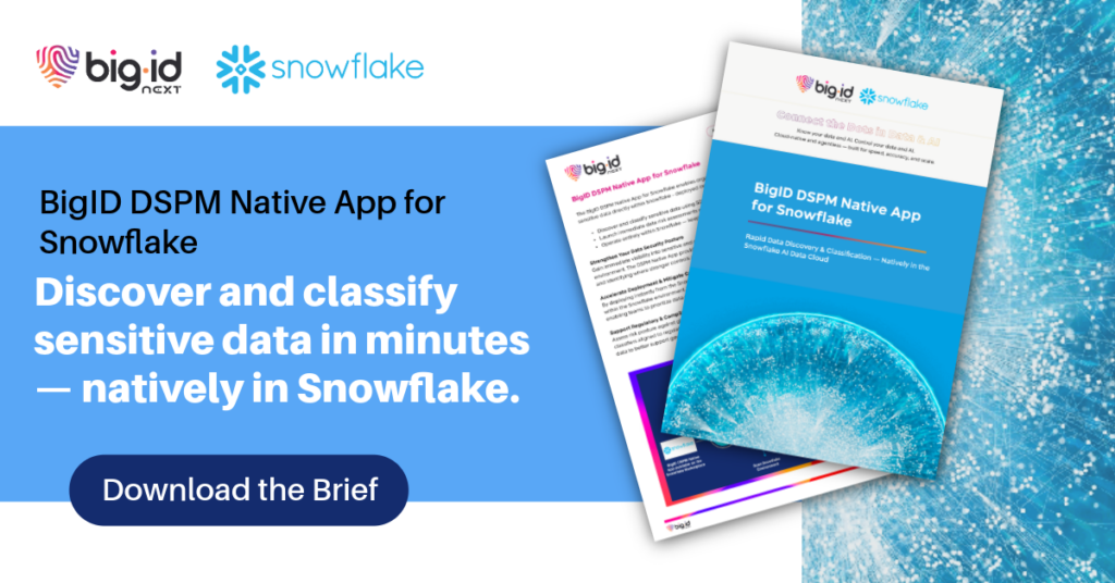 BigID on Snowflake Marketplace | Secure AI & Sensitive Data